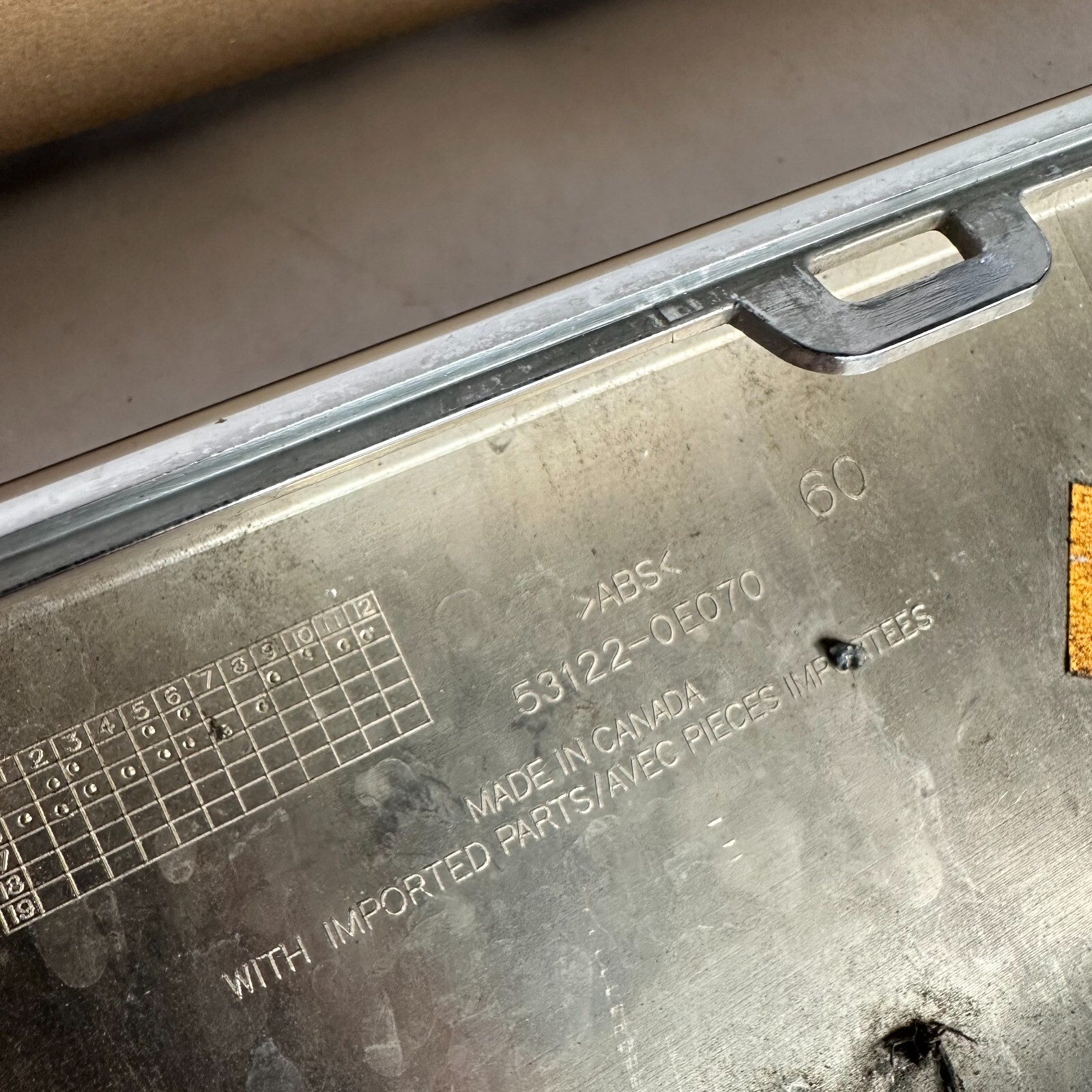 2016 - 2019 Lexus RX350 RX450h Front Lower Grille Molding Trim 53122 ...