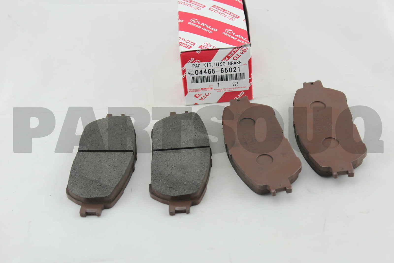 0446565021 Genuine Toyota PAD KIT, DISC BRAKE, FRONT 04465-65021 | eBay