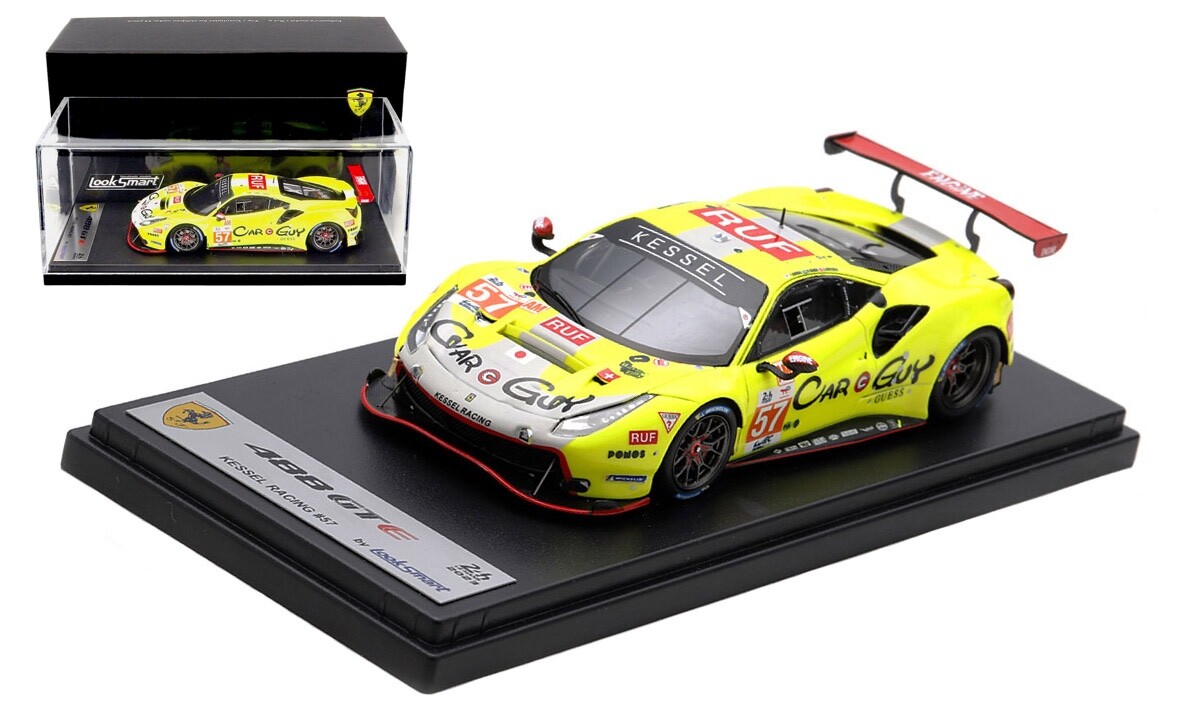 Looksmart LSLM165 Ferrari 488 GTE #57 'Kessel Racing' Le Mans 2023 - 1/ ...