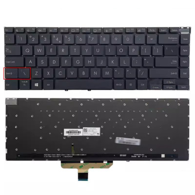 Keyboard for ASU-S 14X UX5400ZB/ZF/EAG/E UM5401QA UX5401Z Black US ...