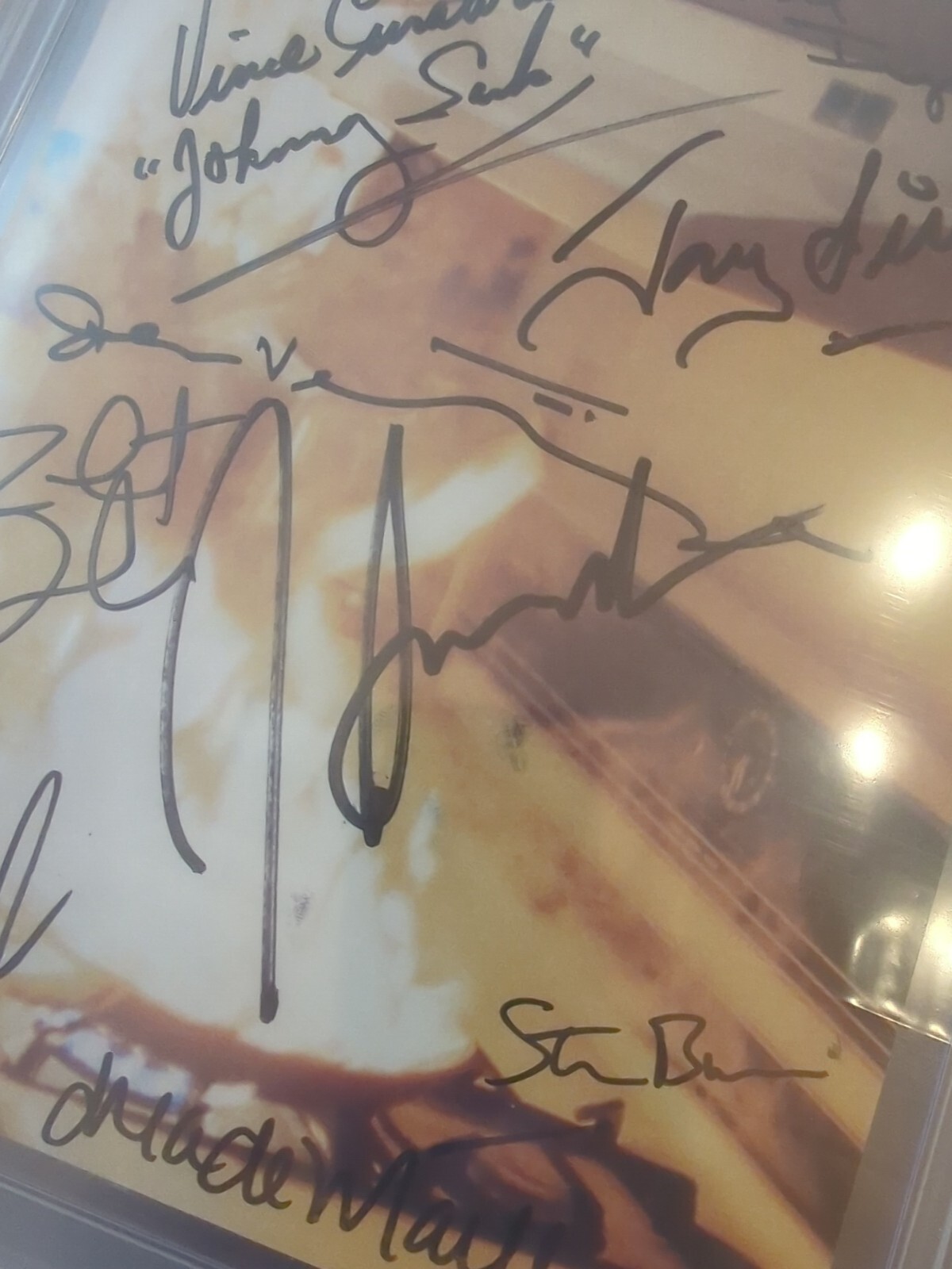 Sopranos James Gandolfini Cast Signed Book Page PSA Auto | eBay