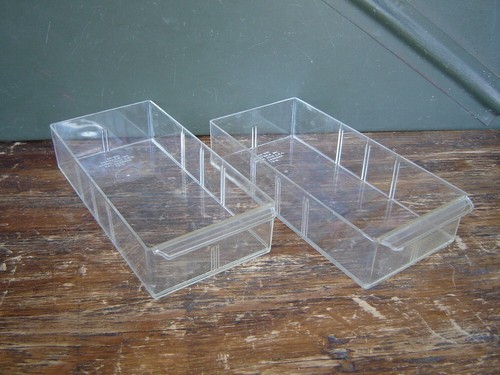 AKRO-MILS Storage Bin Cabinet Drawers~ 2 Replacement Plastic 20-501 ...