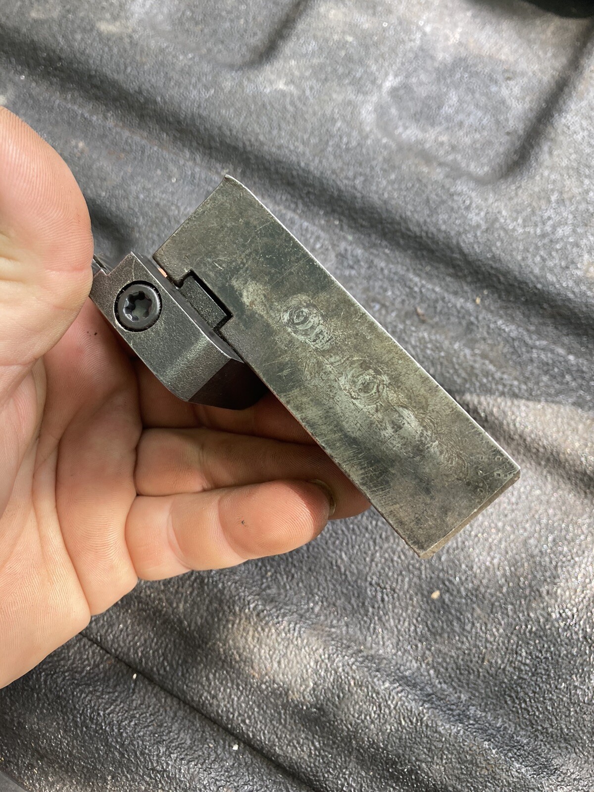 B) Valenite VHDBS-16R Metal Lathe Face Grooving Trepanning Tool Holder ...