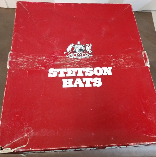 Genuine Authentic Stetson Western Cowboy Hat Box - Bo… - Gem