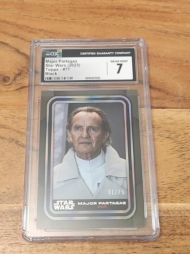 2023 Star Wars #77 Major Partagaz CGC 7.0 Black #1/75 Topps Flagship ...