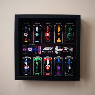 Display frame for Lego ® Formula One Minifigures Series F1 Race Cars ...