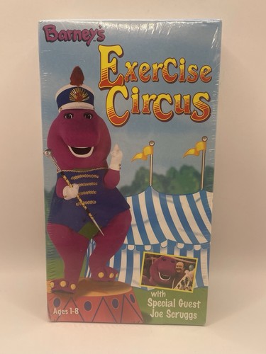 Barney’s Exercise Circus VHS Tape 1998 Sing Along Songs PBS Kids Sealed ...