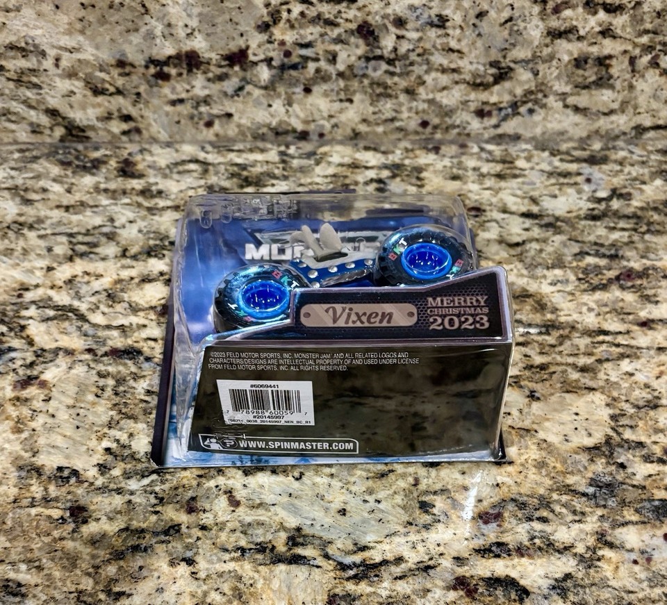 2023 Spin Master Limited Edition Monster Jam Merry Christmas VIXEN Truck NIB | eBay