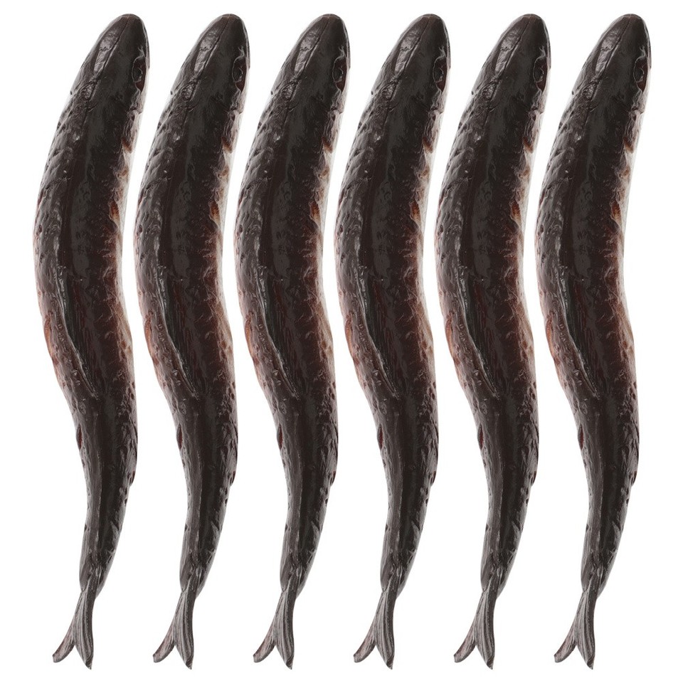 6pcs Fake Fish: 4inch PVC Faux Sea Fish for Aquarium Display Kitchen ...