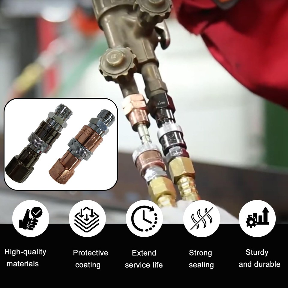 Upgraded Oxy Acetylene Quick Connects,Quick Connect Hose Fittings ...