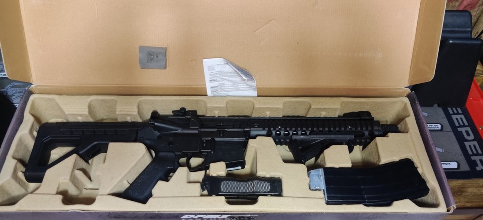 Crosman DPMS SBR Full Auto Co2 Air Rifle 177 Caliber BB - Black (B78 ...