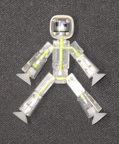 ZING StikBot 3” Translucent | Clear | Stop Motion Animation Action ...