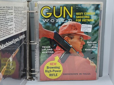 Vintage Gun World Magazine.1967. Browning High-Power Rifle. Navy Combat ...