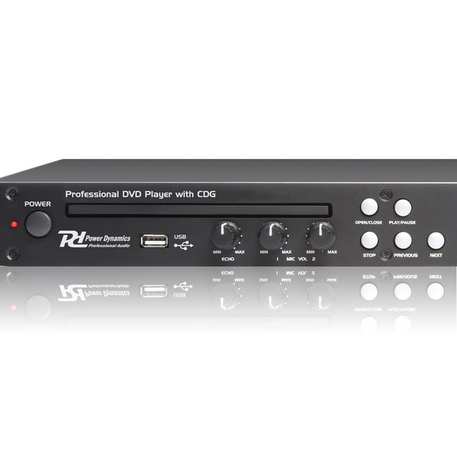 PD C150 USB CDG DVD 19" Rack Mount DJ Professional Remote Player ...
