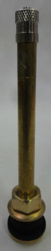 (4) pack TR572 Brass Truck Tire Valve, Straight, 3-3/4", .625" hole ...