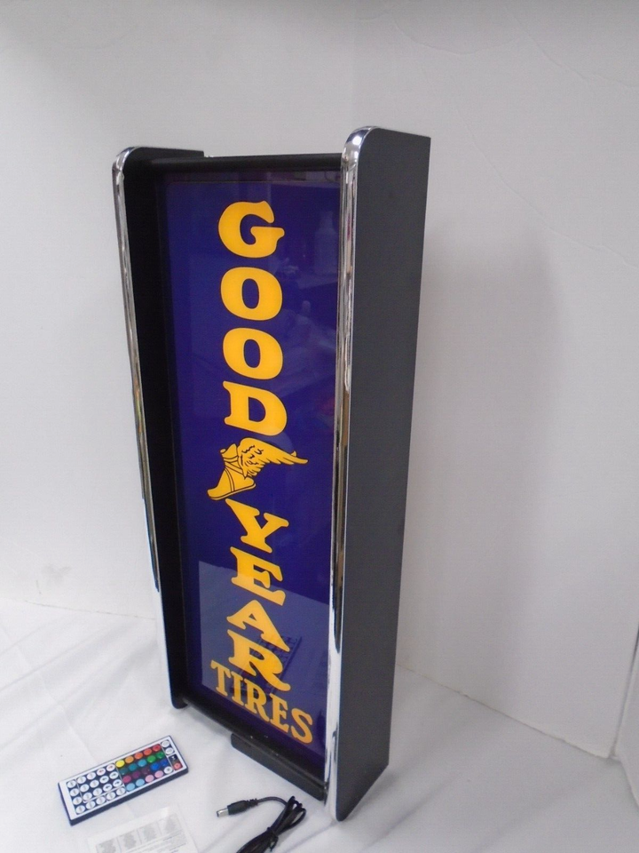Goodyear Tires LED Display lighted sign lightbox Wall Hanging Light | eBay