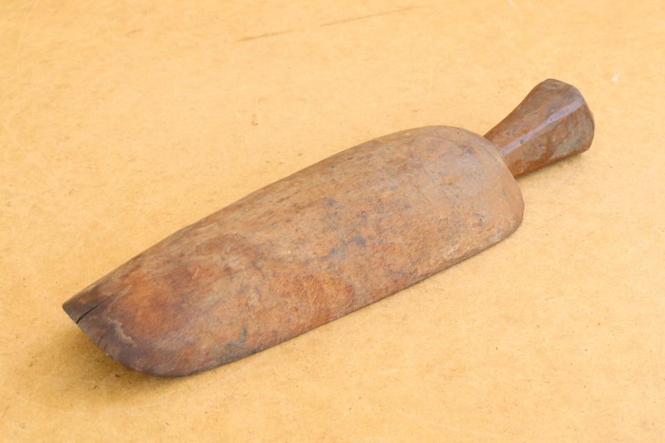 Old Antique Primitive Wooden Farm Scoop Spoon Merchant Shovel Rustic ...