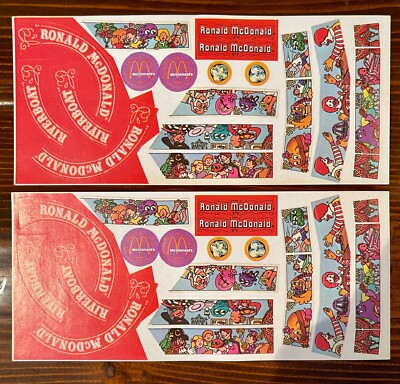 McDonald’s Vintage Ship Shape Riverboat Plastic Happy Meal Sticker ...