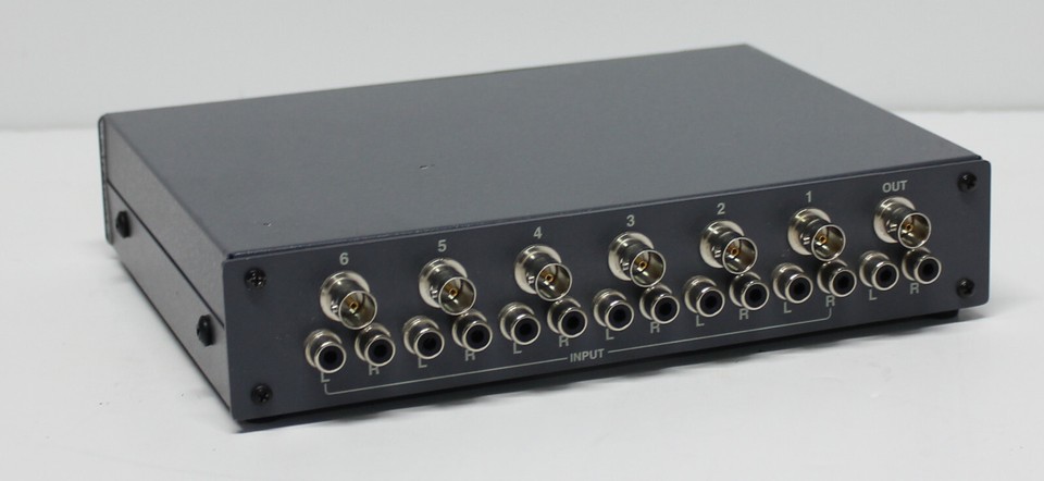 Ocean Matrix OMX-PSW6RS 6x1 RS422 Passive Switcher Cable Video | eBay