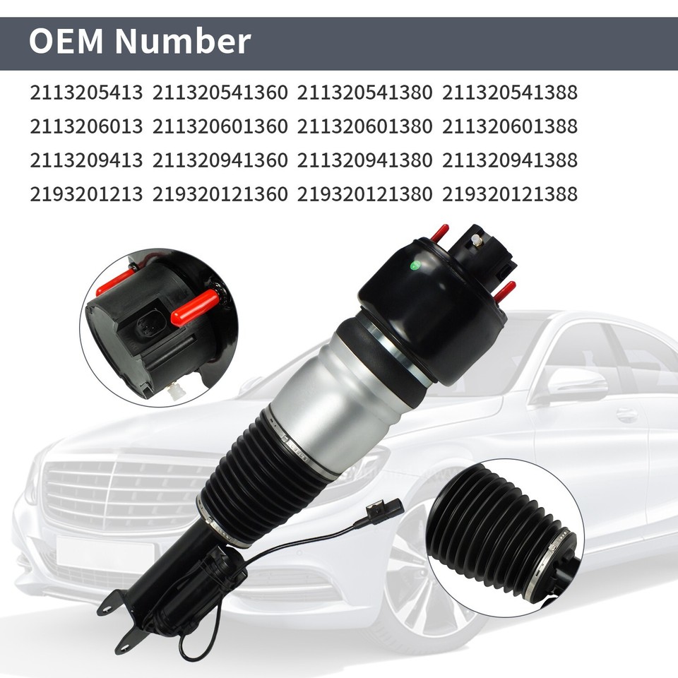 Front R+L Air Suspension Shock Struts For Mercedes CLS500 CLS550 W211 ...