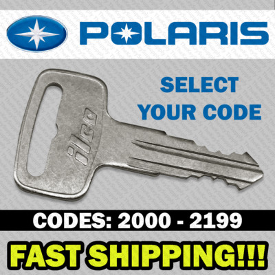 Polaris ATV Ranger RZR Snowmobile Key Cut to Your Code 2000 - 2198 | eBay
