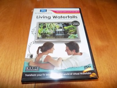 LIVING WATERFALLS Screen Dreams Virtual Nature Waterfall TV Screensaver ...