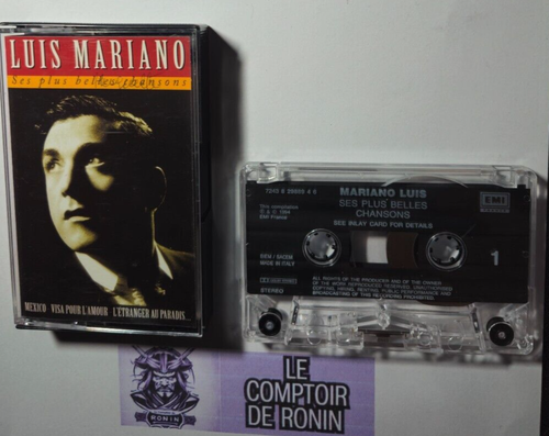 CASSETTE AUDIO MUSIQUE K7 TAPE :LUIS MARIANO Ses plus belles chansons ...