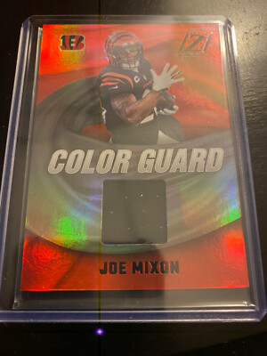 2022 Panini Zenith Football Joe Mixon Color Guard Patch Cincinnati ...