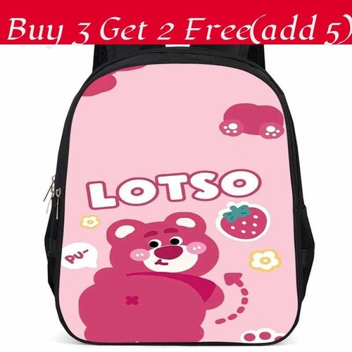 Lightweight Spacious 15-inch Stberry Bear Bapa For Kids Durable Ox ...