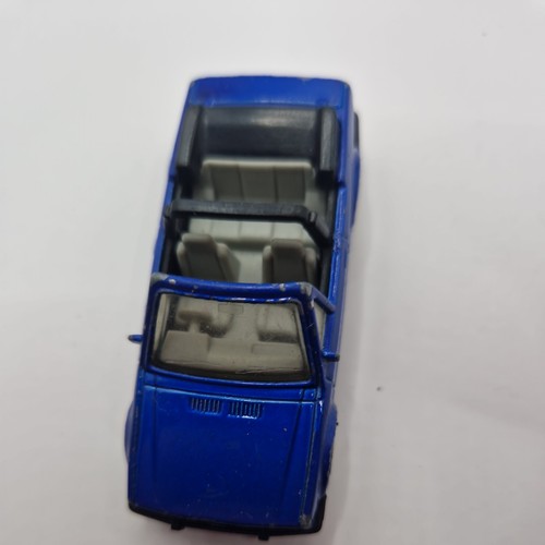 Vintage Matchbox Ford Escort Cabriolet XR3i Metallic Blue 1:56 Diecast ...