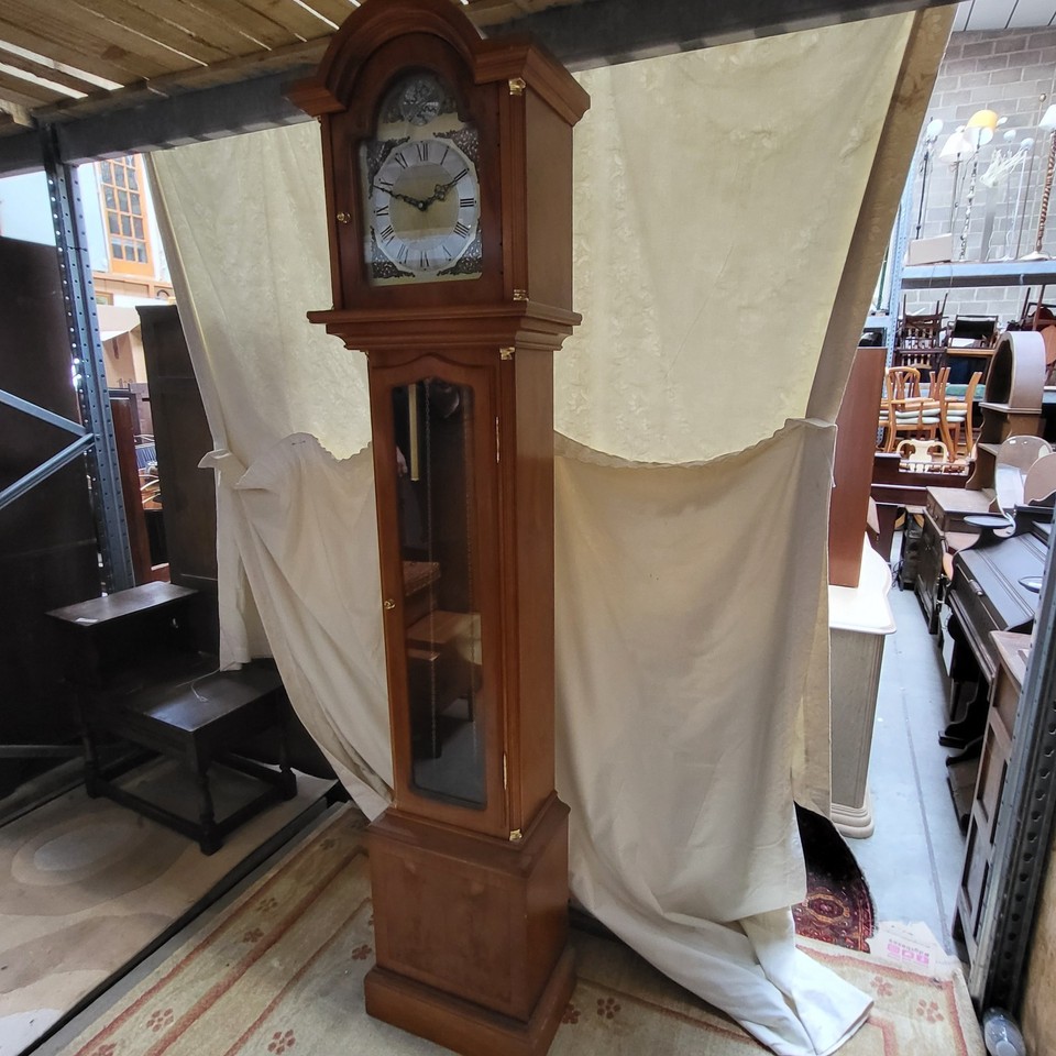 Vintage Tempus Fugit Longcase Grandfather Clock | eBay UK