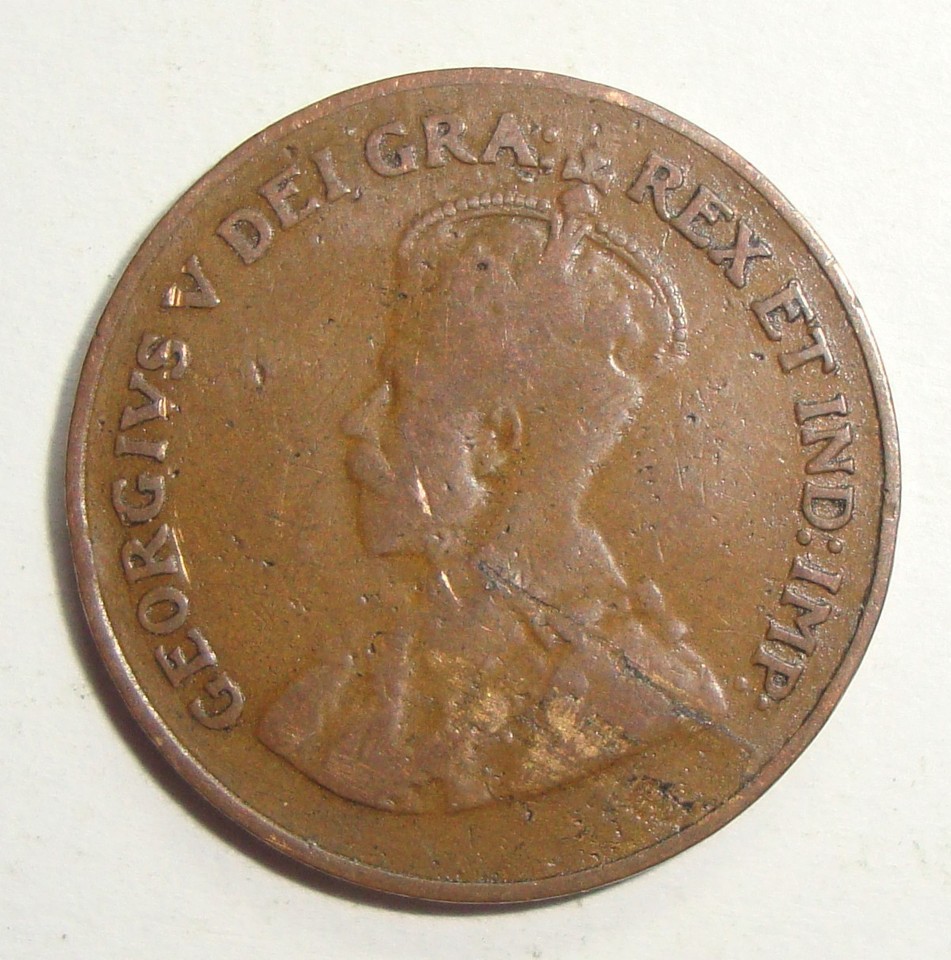 *1922* CANADA ONE 1 CENT GEORGE V SMALL PENNY COIN KEY DATE | eBay