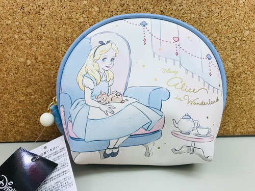 New Alice in Wonderland [makeup bag] round shell pouch / Girls Room ...
