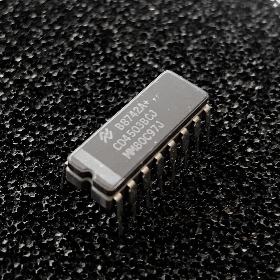 CD4503BCJ Hex Non-Inverting TRI-STATE Buffer, Ceramic, CERDIP CDIP-16 ...