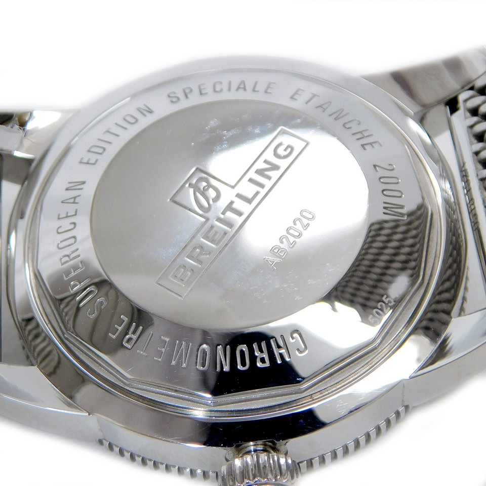 BREITLING SuperOcean Herritage B20 AB2020 S.Steel Automatic Men's Watch ...