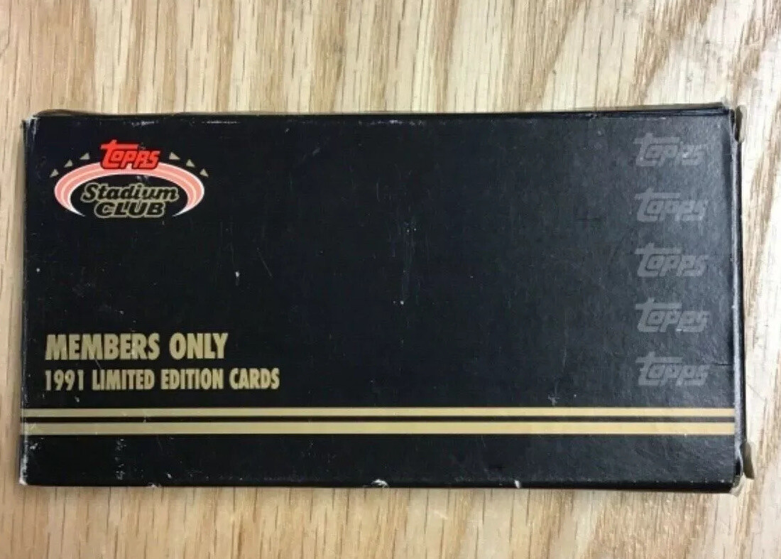1991 Topps Stadium Club Members Only Limited Edition Hockey and ...