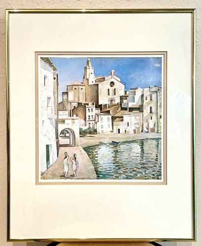Salvador Dali: Port Alguer (1924) Framed Fine Art Print 15in X 19in | eBay