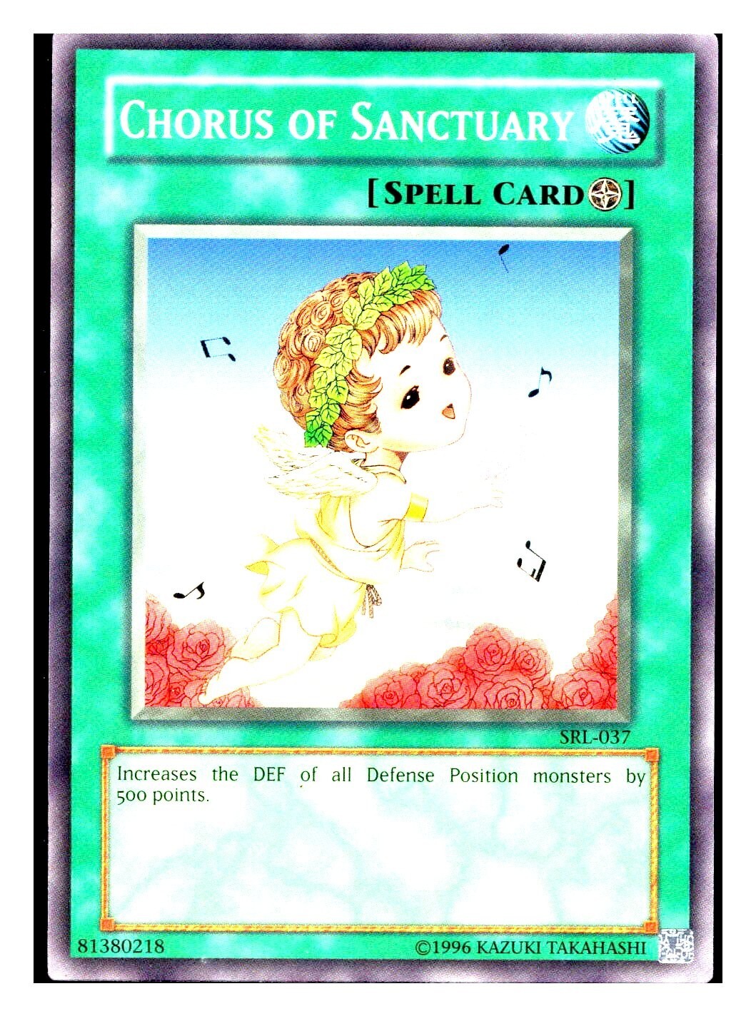 A114 YUGIOH SPELL CHORUS OF SANCTUARY SRL-037 | eBay