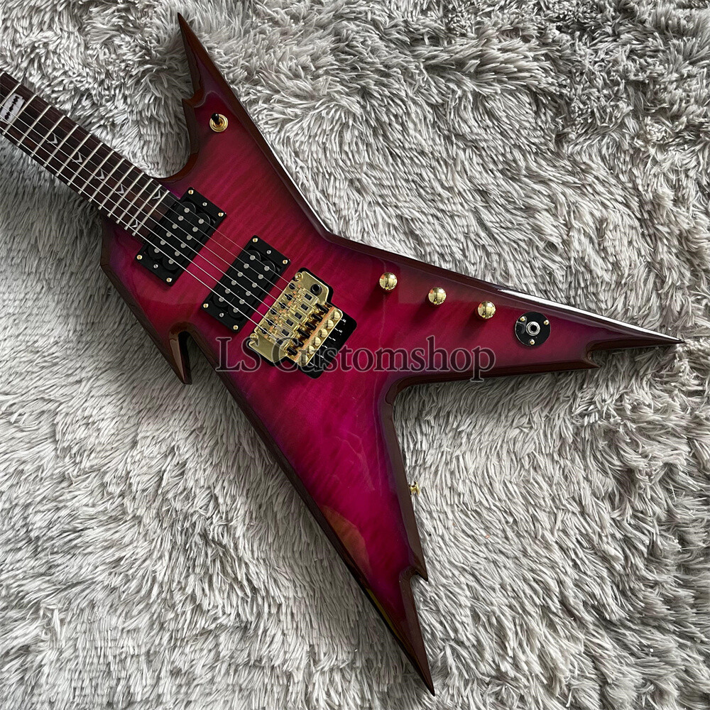 Factory Dimebag Electric Guitar Razorback Purple Burst Flamed Maple ...