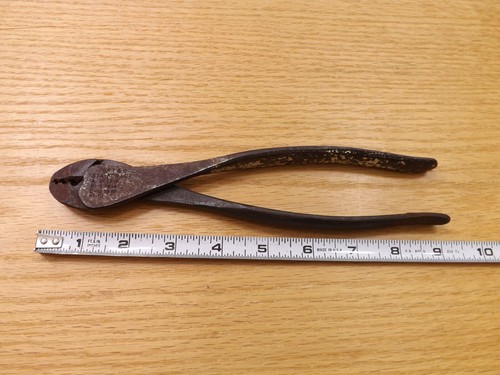 Plum Rusty Old Vtg. Thomas & Betts Sta-Kon Wire Lug Crimping Tool # WT ...