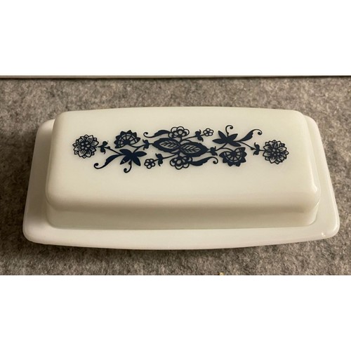 Vintage Pyrex Butter Dish Old Town Blue #1369 | eBay