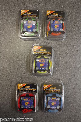 MIDDY HI-VIZ MICRO-SHOCK CORE HOLLOW FISHING POLE ELASTIC 3M VARIOUS ...