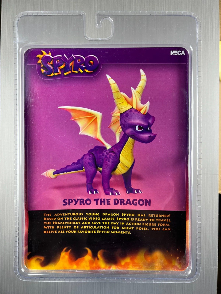 NECA ~ SPYRO THE DRAGON ACTION FIGURE ~ New & Unopened ~ RARE | eBay