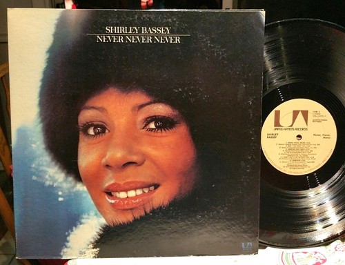 SHIRLEY BASSEY Never Never Never orig. gatefold cover United Artists UA ...