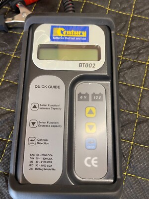 Digital Battery Analyzer 6V 12V 24V 20-2000CCA SAE Car Battery Tester ...