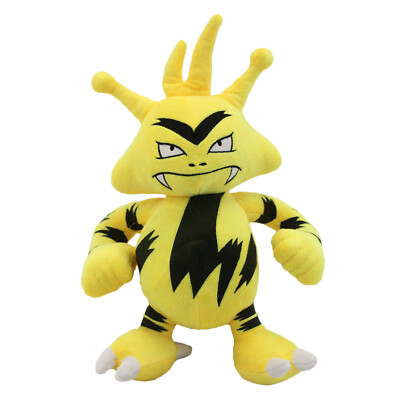 ELECTABUZZ Pkm 13 in. Plush (Eleboo Gen 1 Red Blue Electric Type Anime ...
