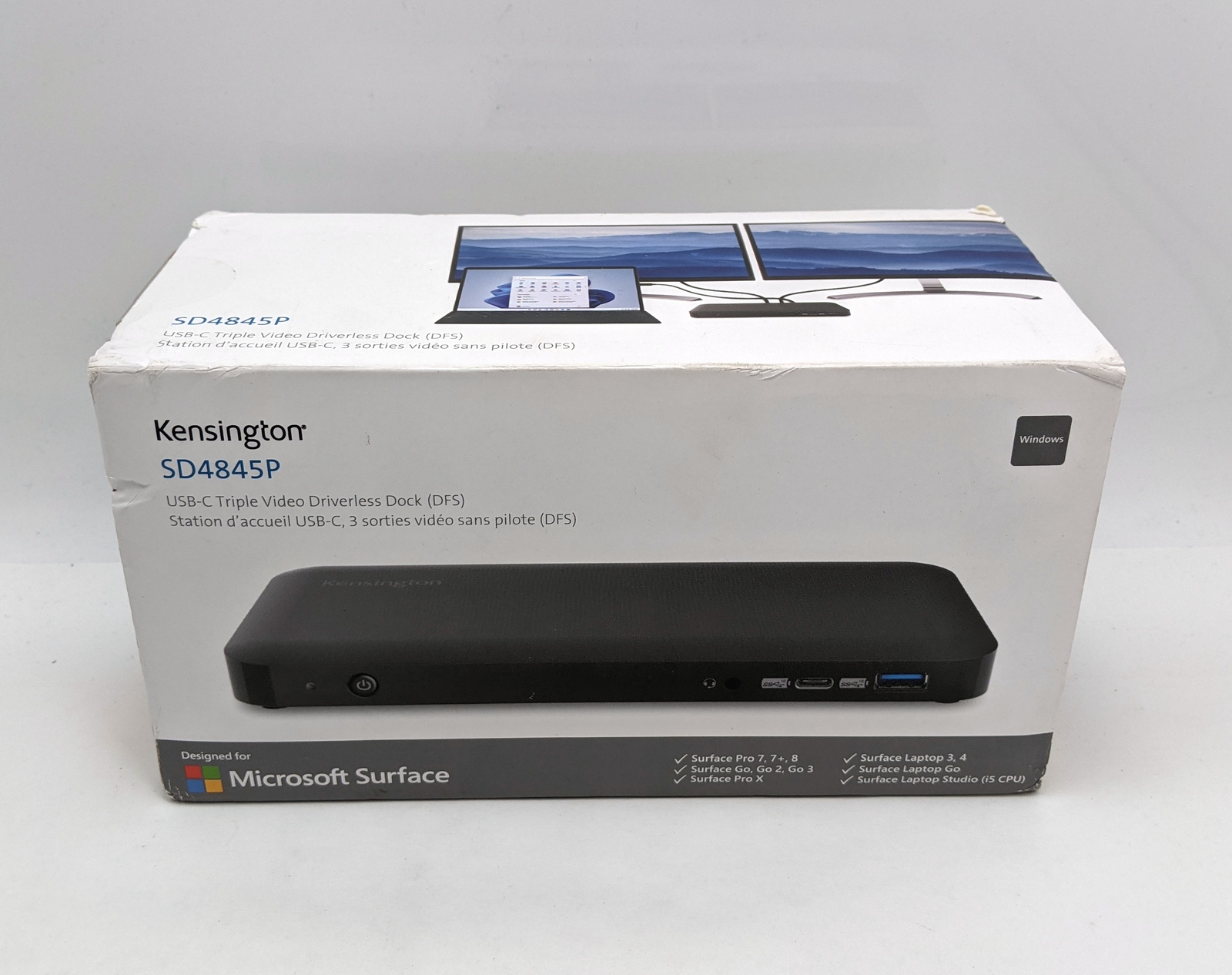 Kensington SD4845P USB-C Triple Display Docking Station 85W Power ...