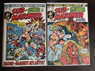 SUB-MARINER #56 & 58 1st Tamara Rahn! 1st Brothers/Haab/Coral/Lord ...