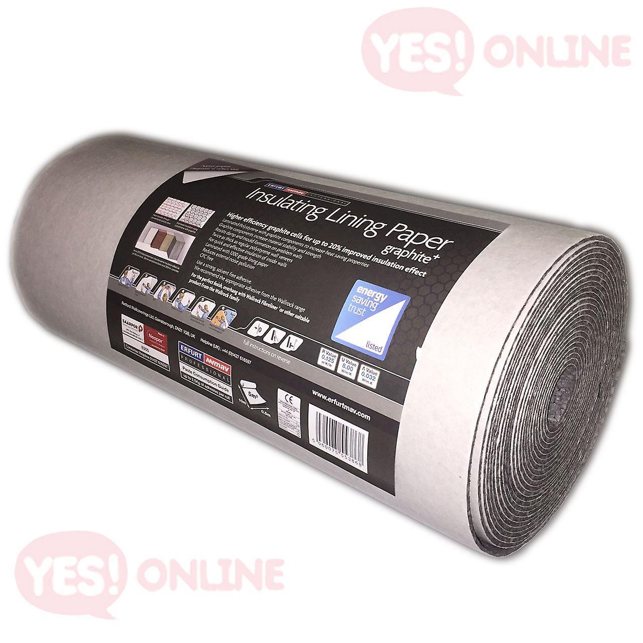 👉Insulated Lining Paper Liner Wall Insulation / Wallrock Adhesive | eBay