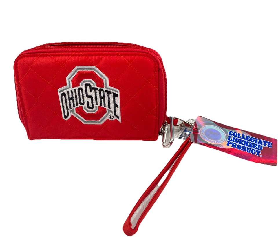 The OHIO STATE BUCKEYES Smart Wallet Coin Purse Red Licensed ...